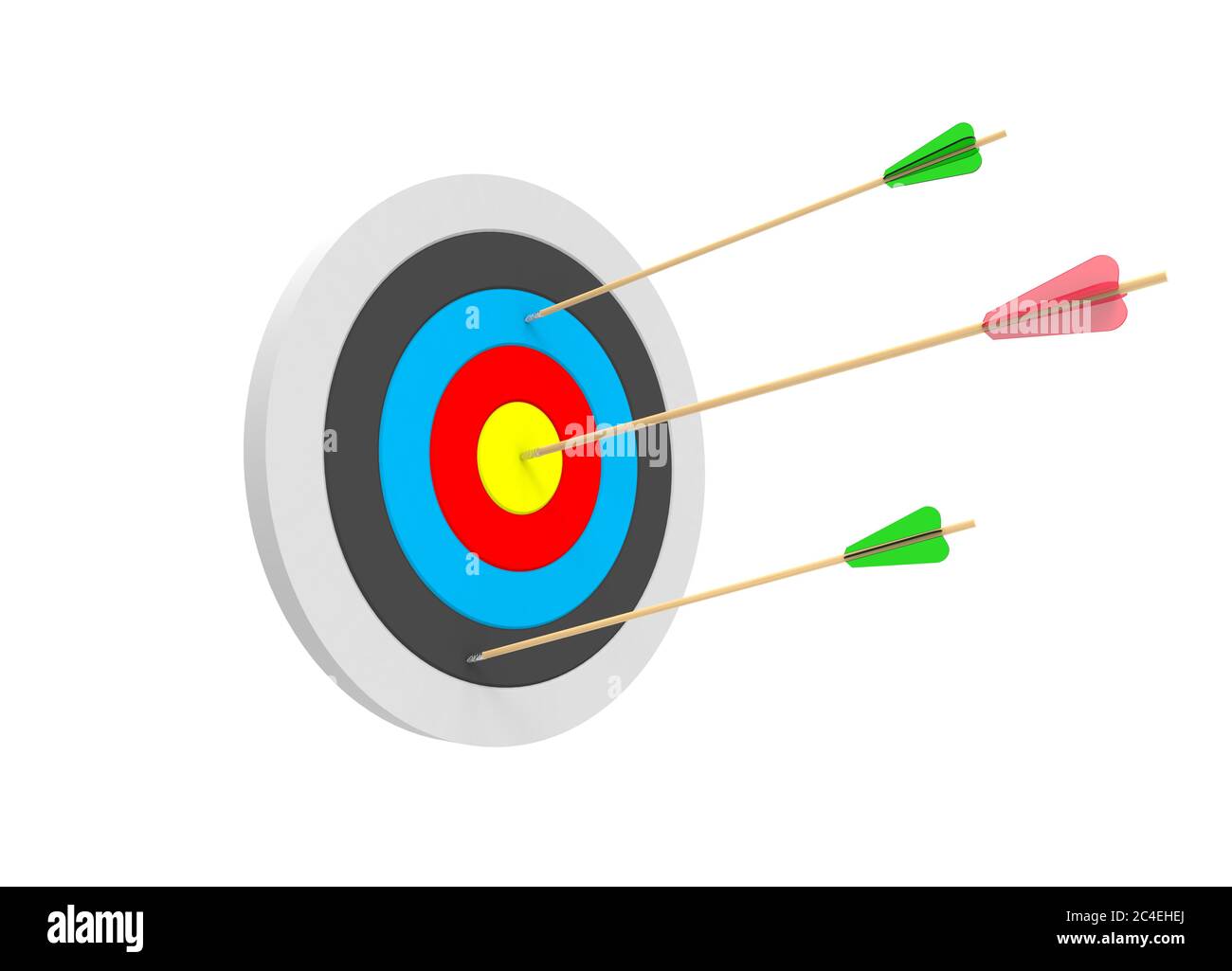 Dart game Arrows- 3D Illustration Stock Photo - Alamy