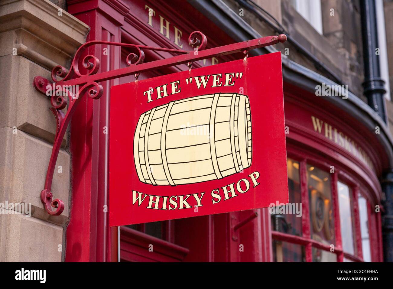 Whisky Shop Sign, Edinburgh, Scotland Stock Photo - Alamy