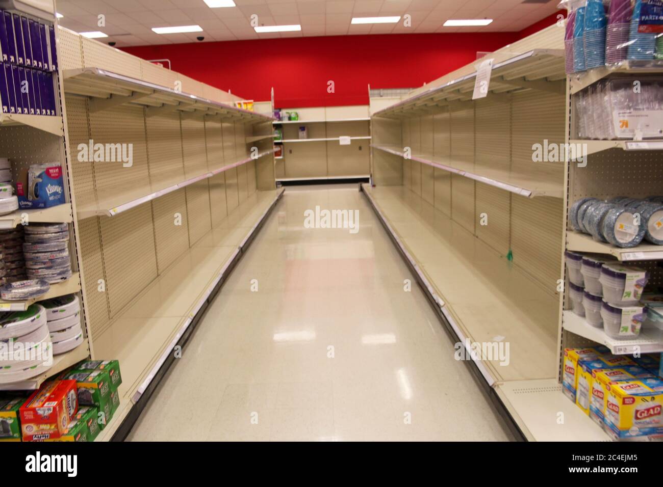 MIDDLETOWN, NY, UNITED STATES - May 21, 2020: Toilet Paper and and ...