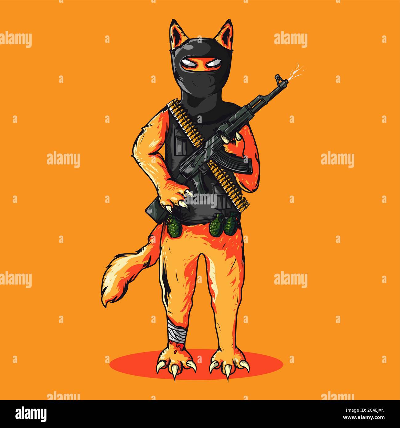 Cartoon monster cat hi-res stock photography and images - Alamy