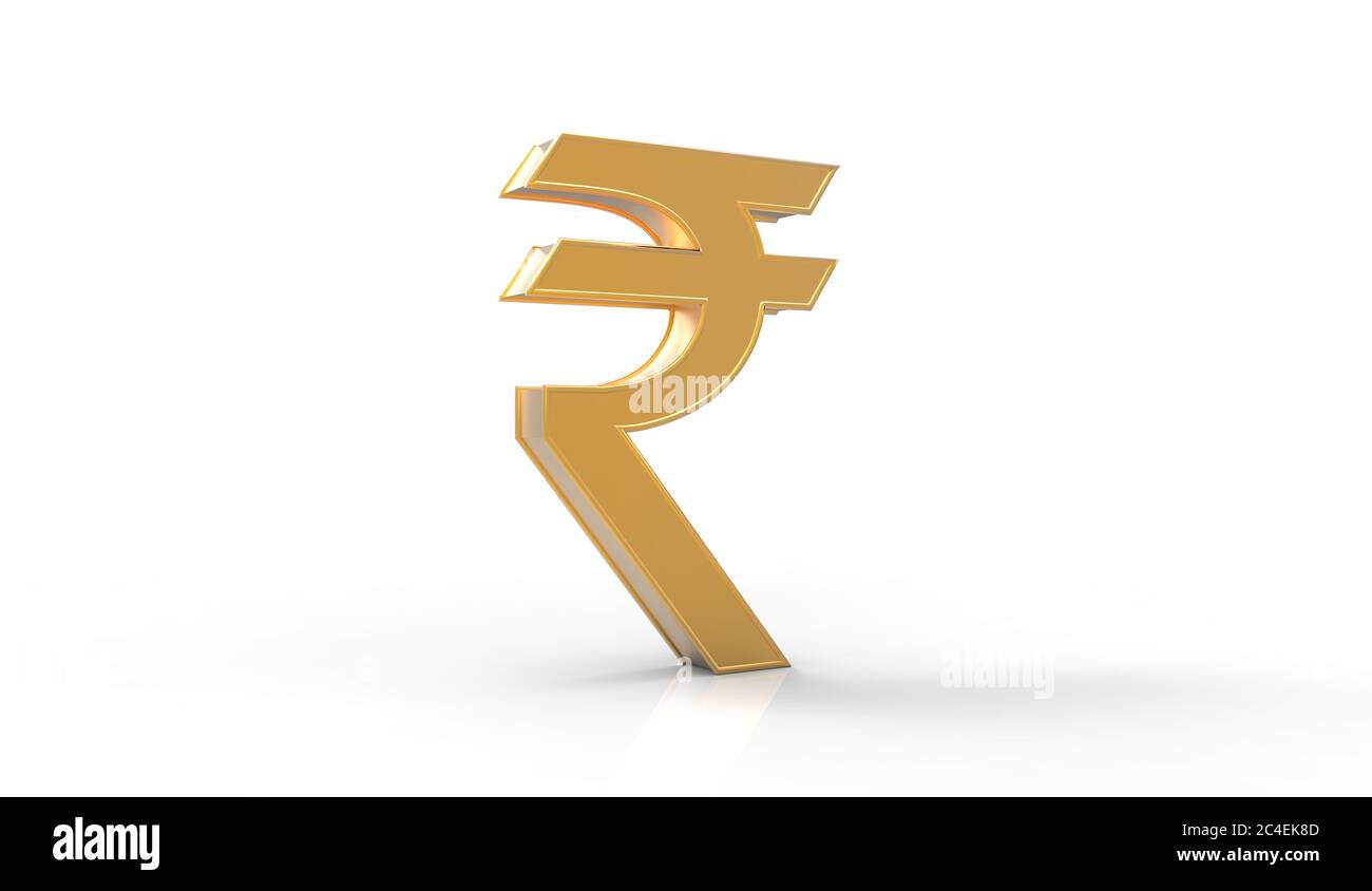 Indian Rupee Symbol 3d Rendering High Resolution Stock Photography and ...