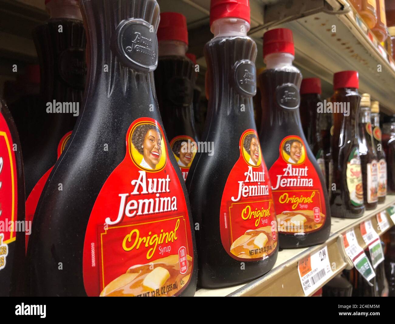 Aunt Jemima Syrup Barcode