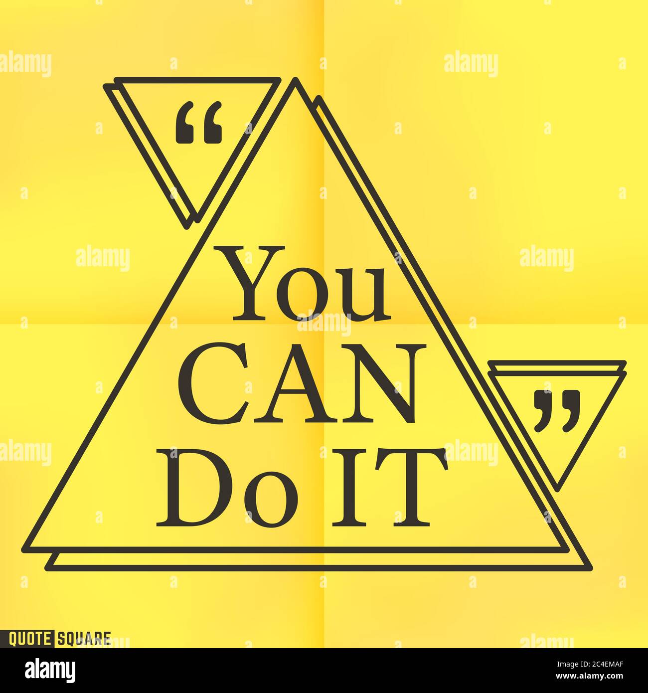 Quote Motivational Square. Inspirational Quote. Text Speech Bubble. You ...