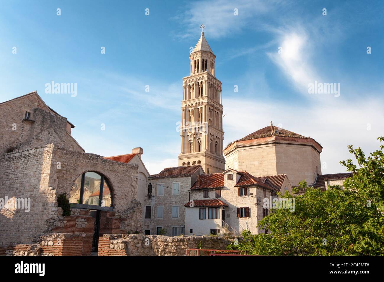 Inside the Diocletian Palace, in Split, Croatia Stock Photo - Alamy