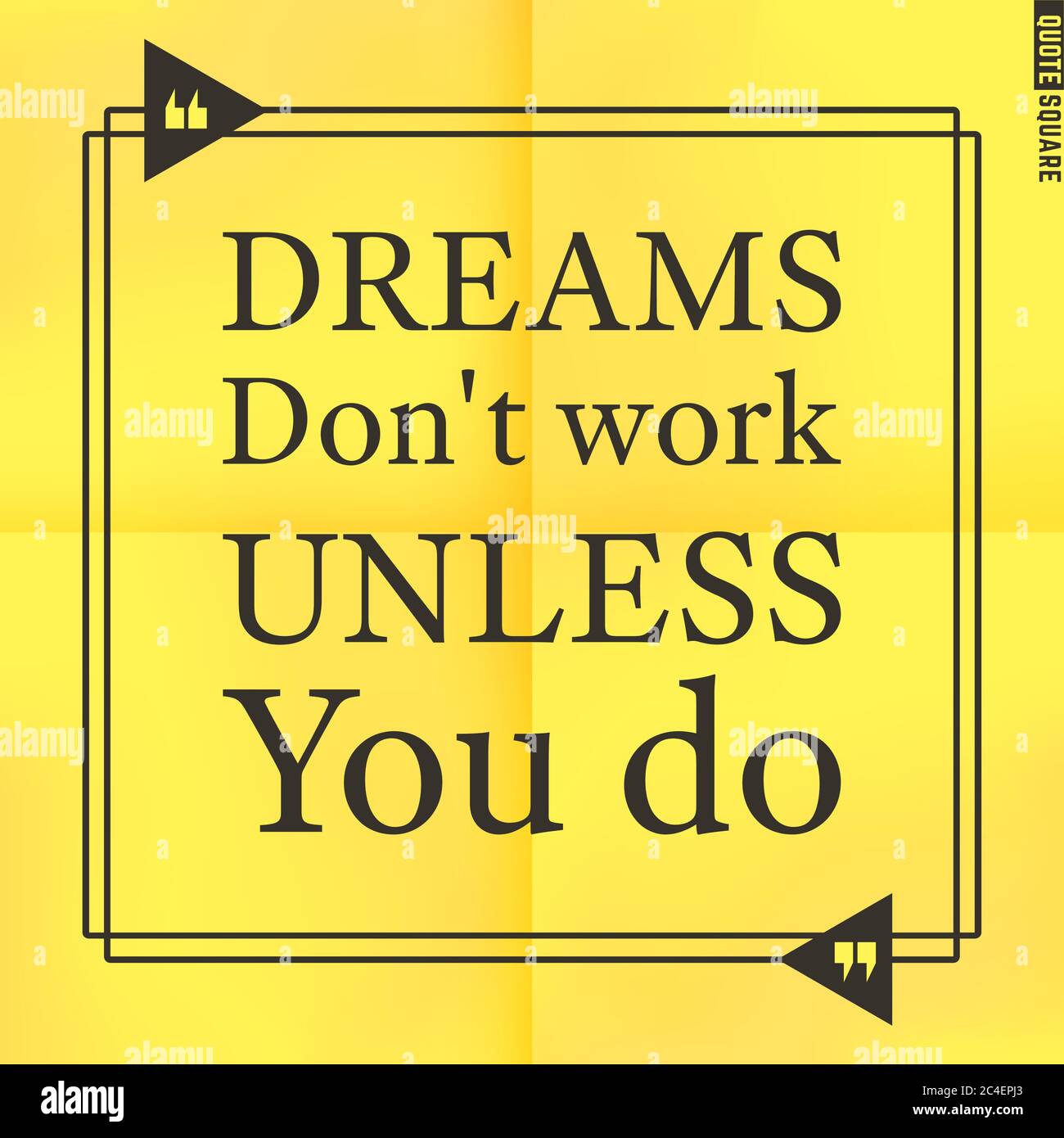 Quote Motivational Square. Inspirational Quote. Text Speech Bubble ...
