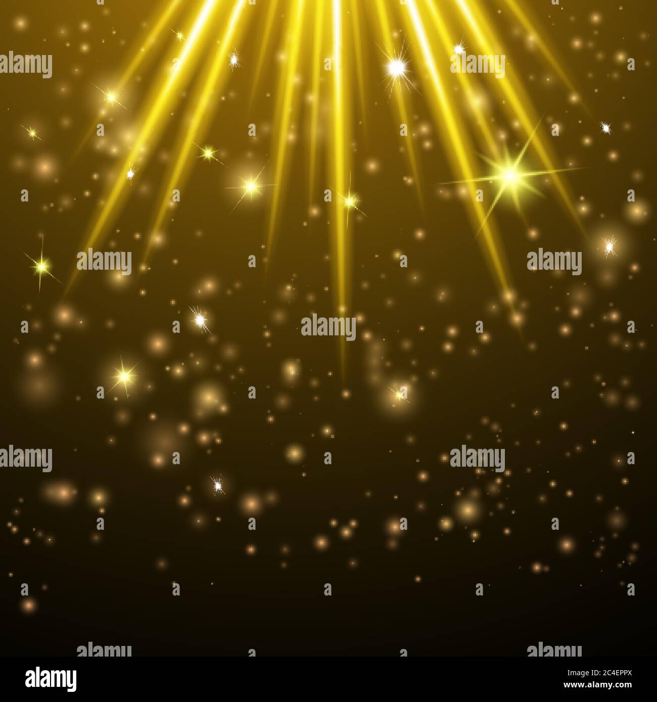 Abstract Background with stars. Glowing Lights for Brochures, Flyers ...