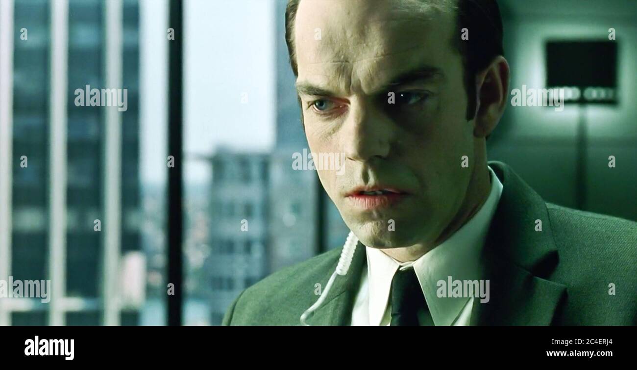 Matrix movie hugo weaving hi-res stock photography and images - Alamy