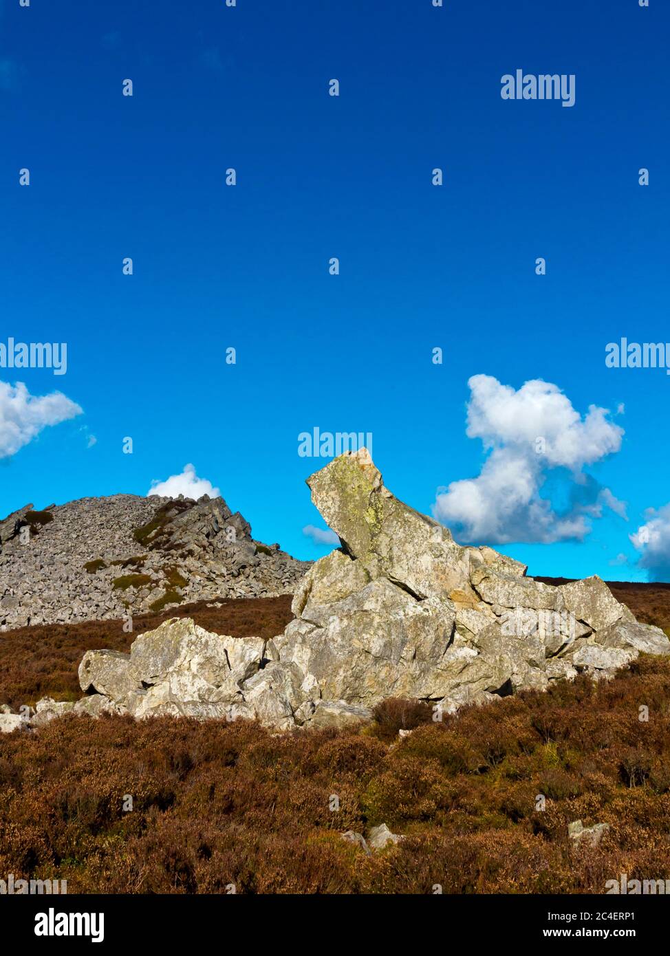 The Stiperstones rock formations in the Shropshire Hills England UK ...