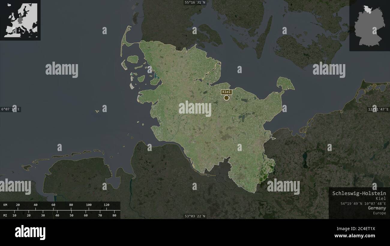 Kiel area map hi-res stock photography and images - Alamy