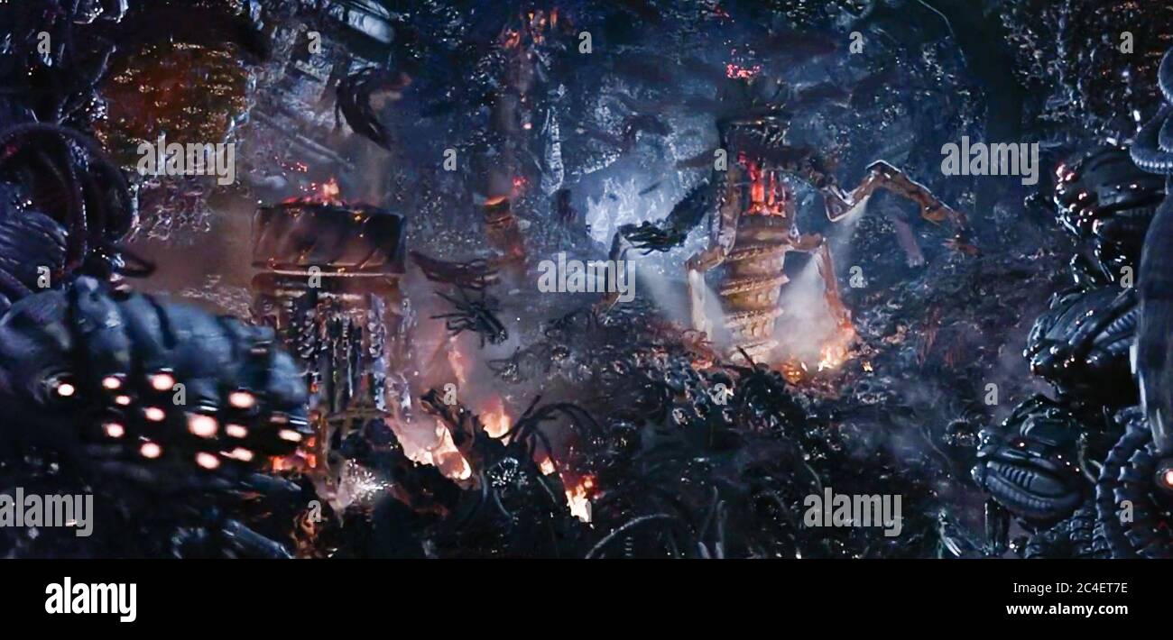 USA. A scene from the ©Warner Bros film : The Matrix Reloaded (2003 ...