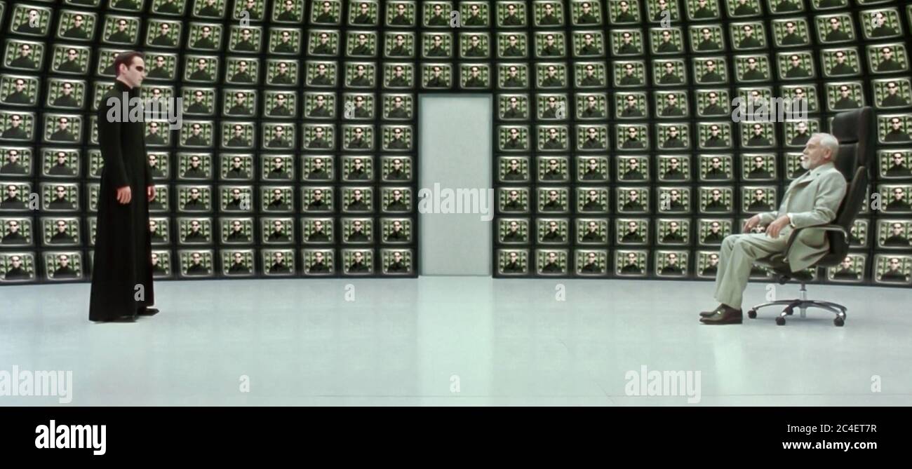 USA. Helmut Bakaitis in a scene from the ©Warner Bros film : The Matrix ...