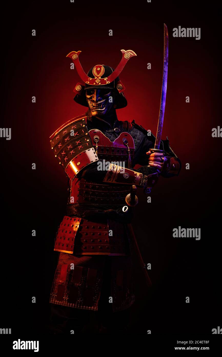 Red Samurai Warrior High Resolution Stock Photography and Images - Alamy