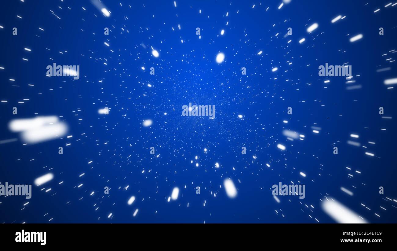 winter snow flakes dust particle fall down Stock Photo - Alamy