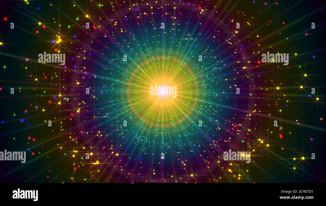 color stars light ray in space, background Stock Photo - Alamy