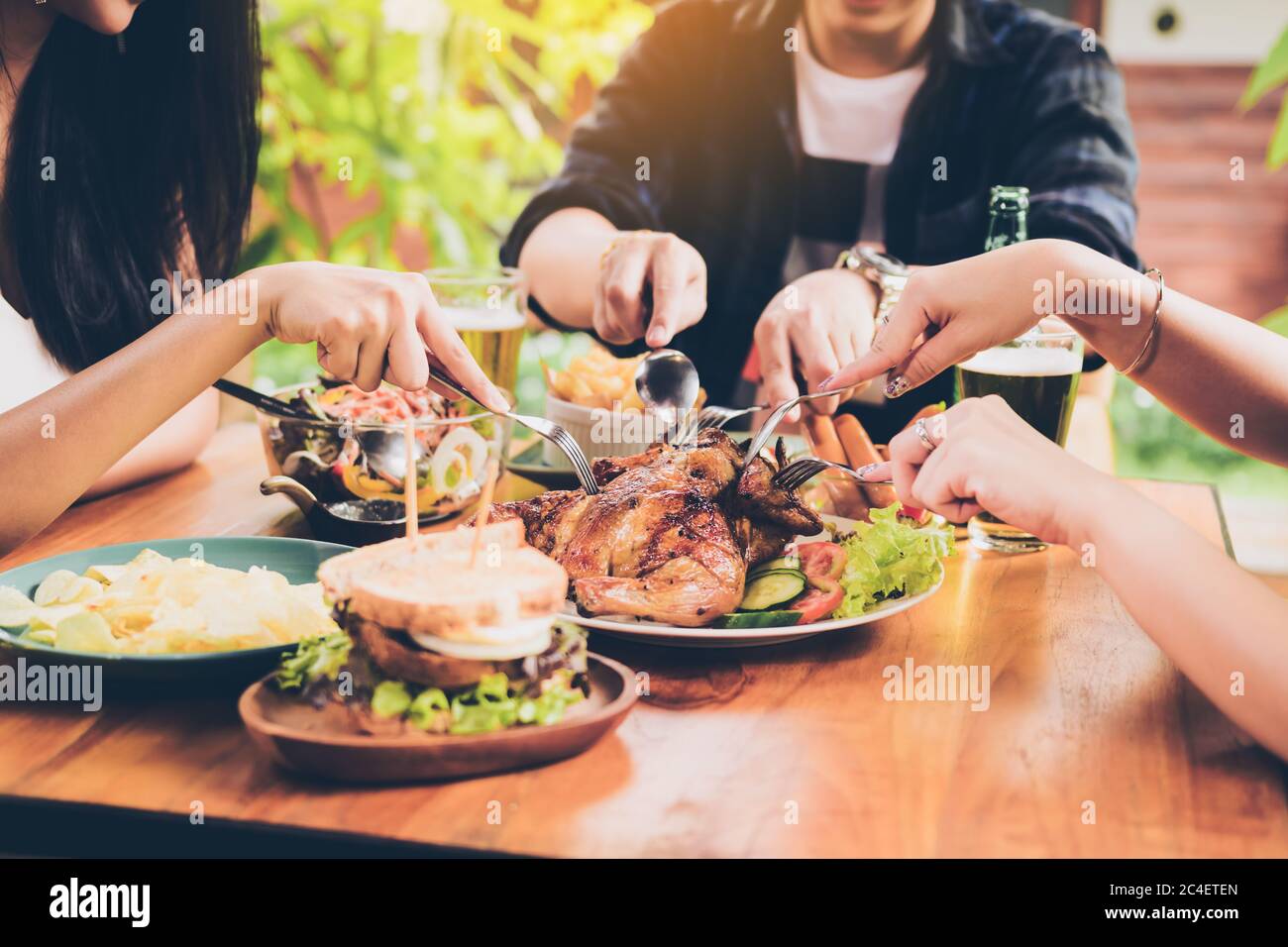 Man eating roast turkey hi-res stock photography and images - Alamy