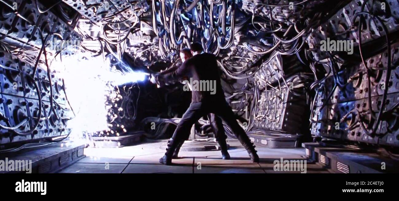 USA. A scene from the ©Warner Bros film : The Matrix Revolutions (2003 ...