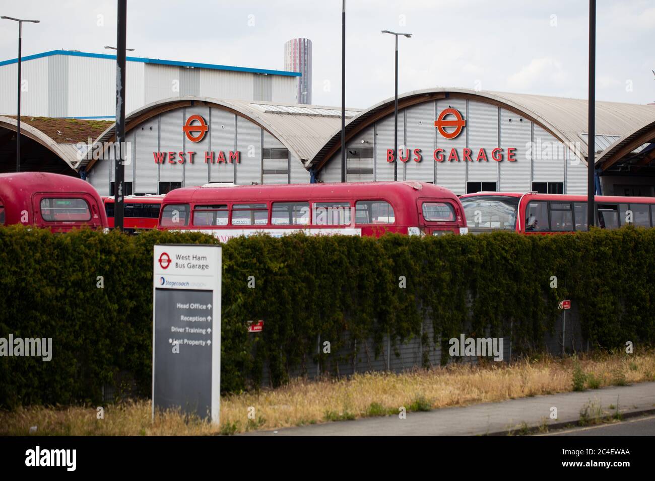 West Ham Bus Garage, General View GV, Stagecoach London, East London ...