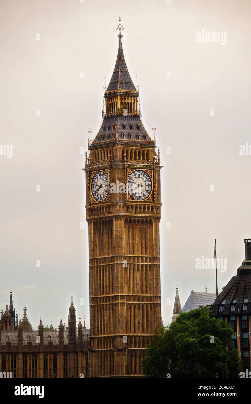 Image of the famous Big Ben in London Stock Photo - Alamy