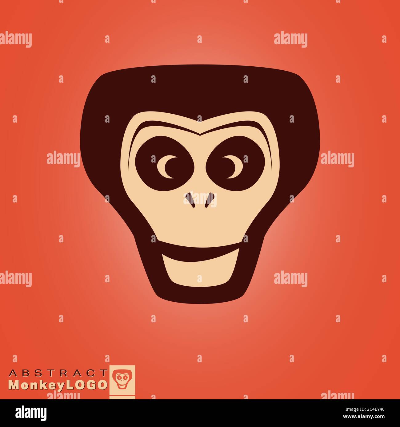 Logo Monkey for corporate identity. Symbol of the year monkey. Vector ...