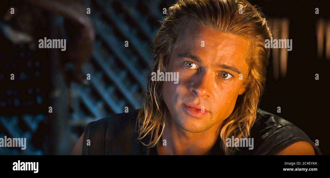 USA. Brad Pitt in a scene from the ©Warner Bros film : Troy (2004) Plot ...