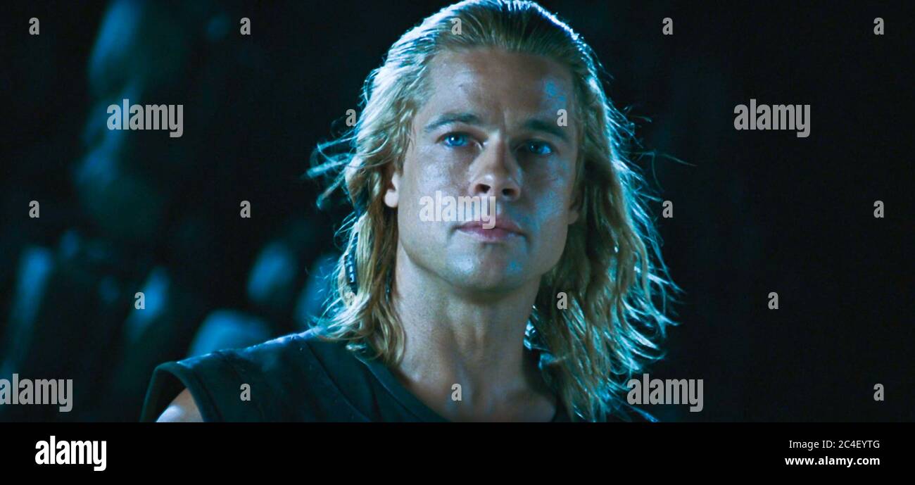 USA. Brad Pitt in a scene from the ©Warner Bros film : Troy (2004) Plot ...