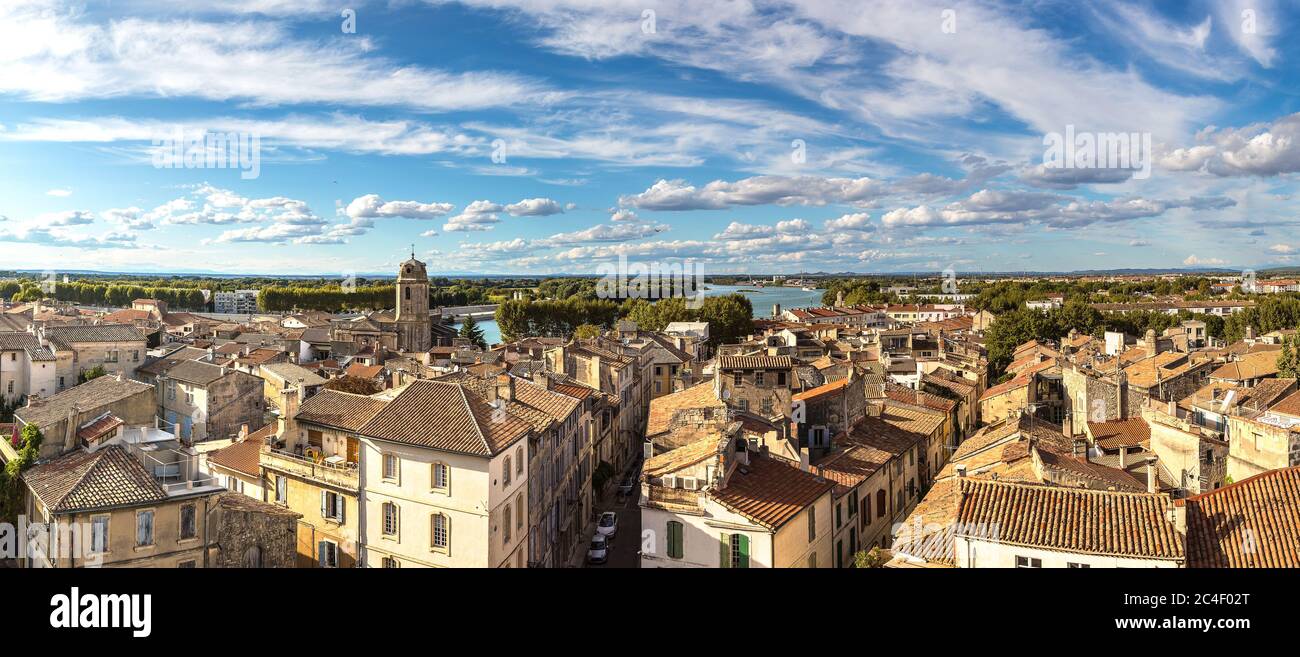 Aerial panoramic view arles hi-res stock photography and images - Alamy