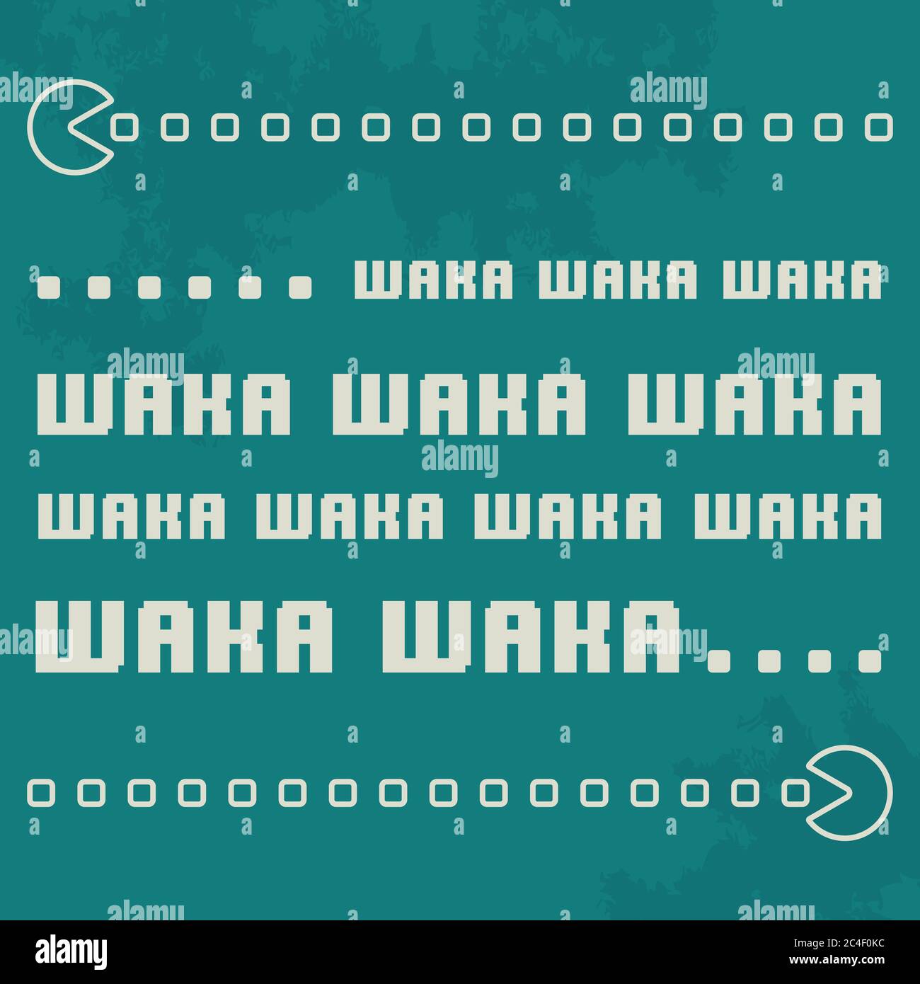 Quote joke. Retro Game Design. Grunge background. Vector illustration ...