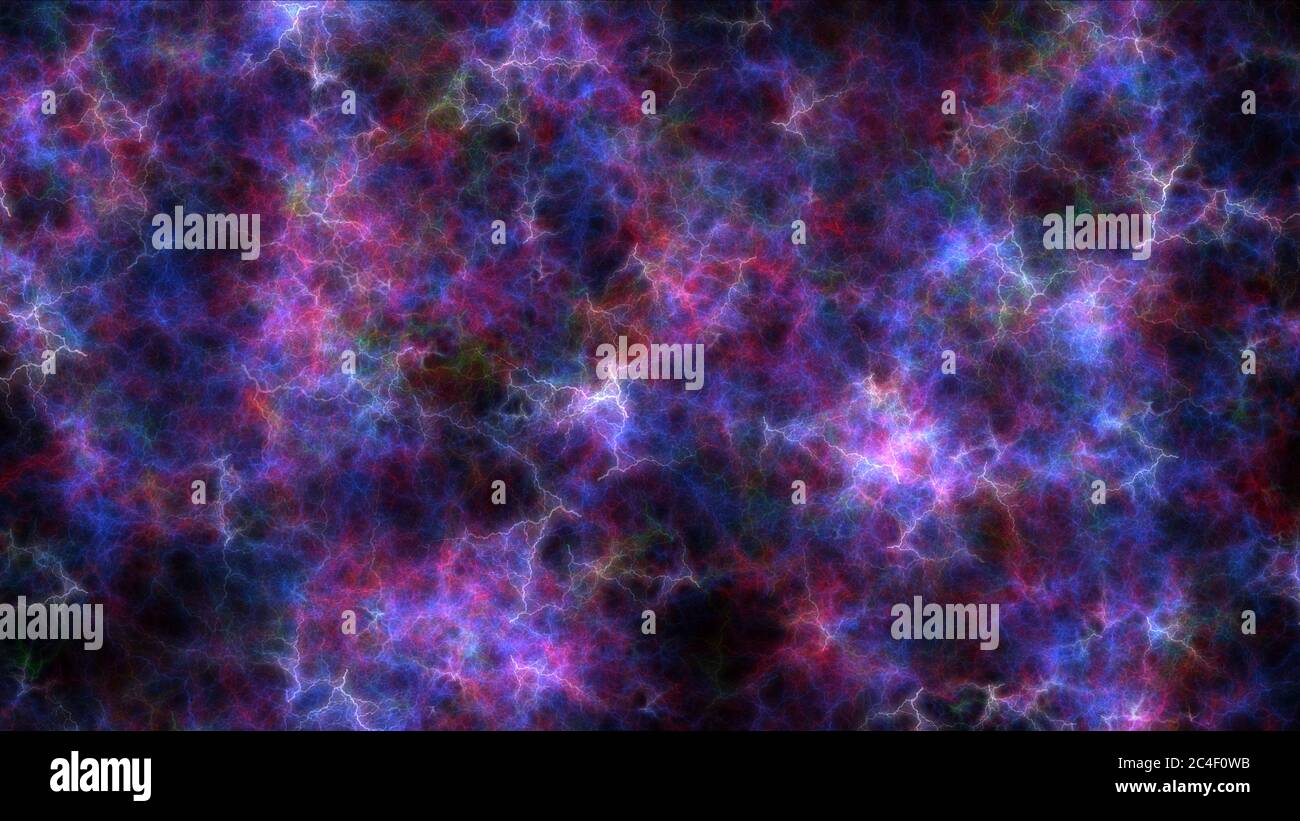 lightning electricity voltage thunder abstract light color Stock Photo ...