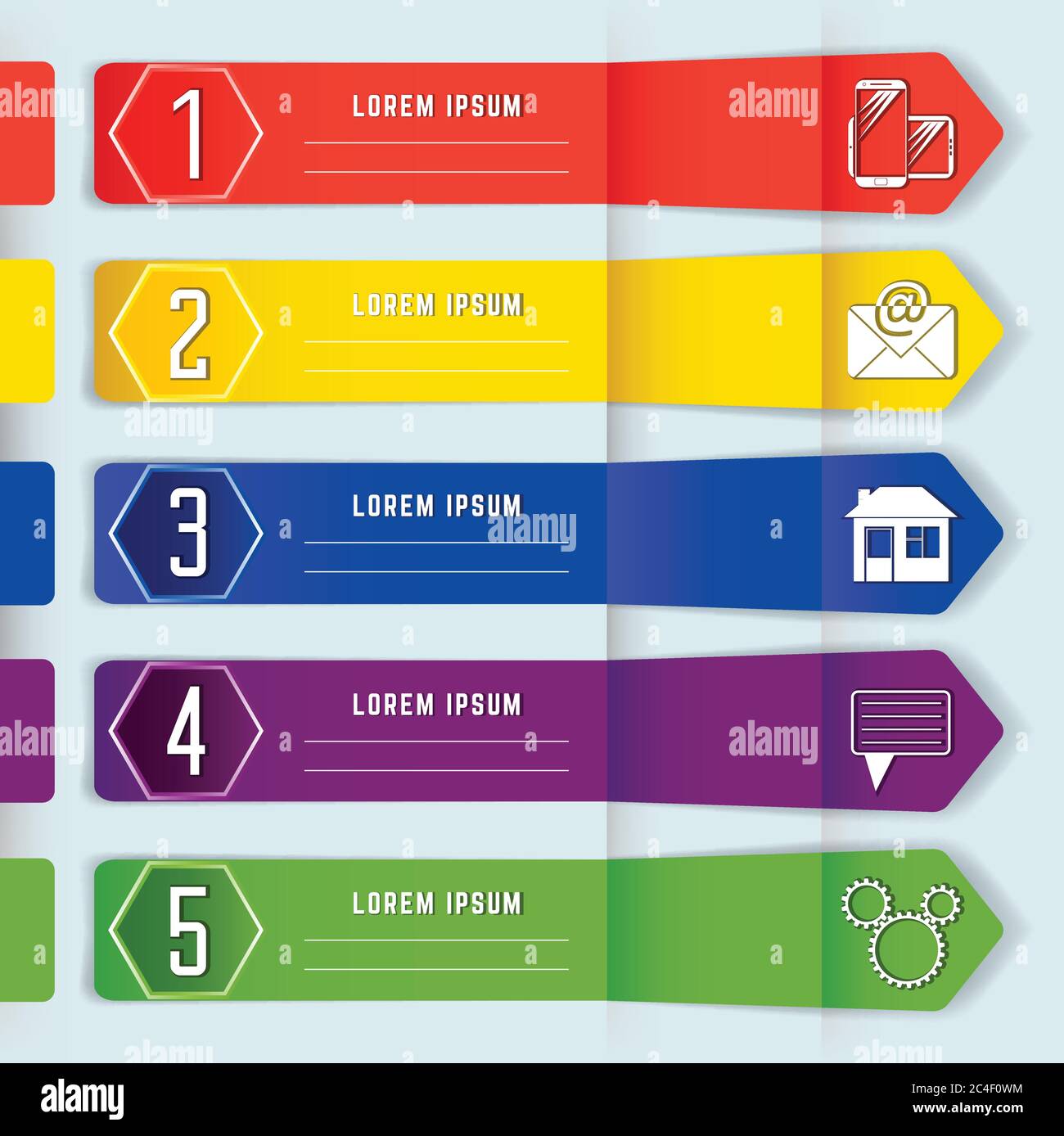 Set of Templates for Infographic Banners. Vector Illustration Stock ...