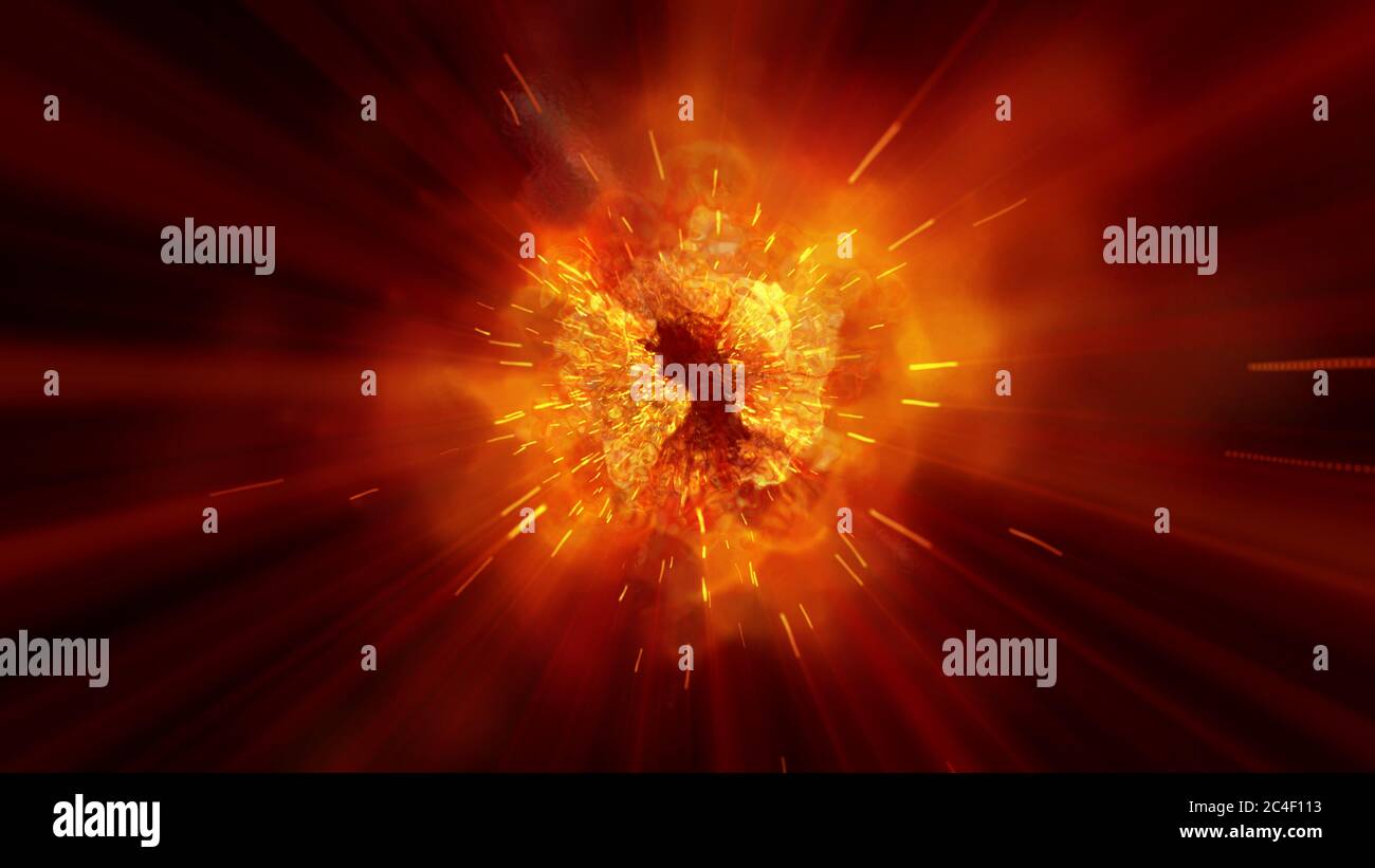 explosion fire flame particle abstract background texture Stock Photo ...