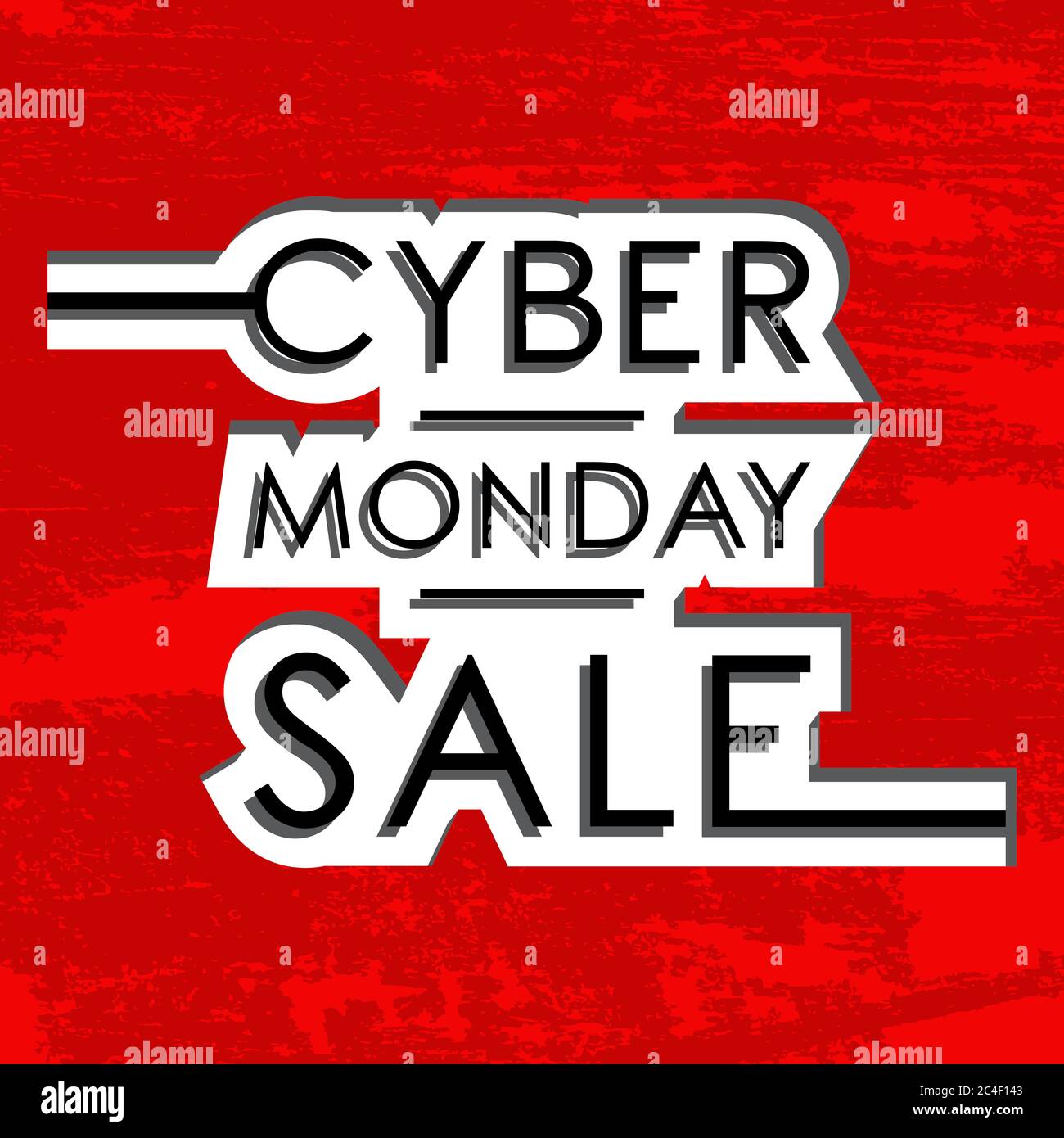 Cyber Monday Sale design poster. Vector illustration Stock Vector Image ...