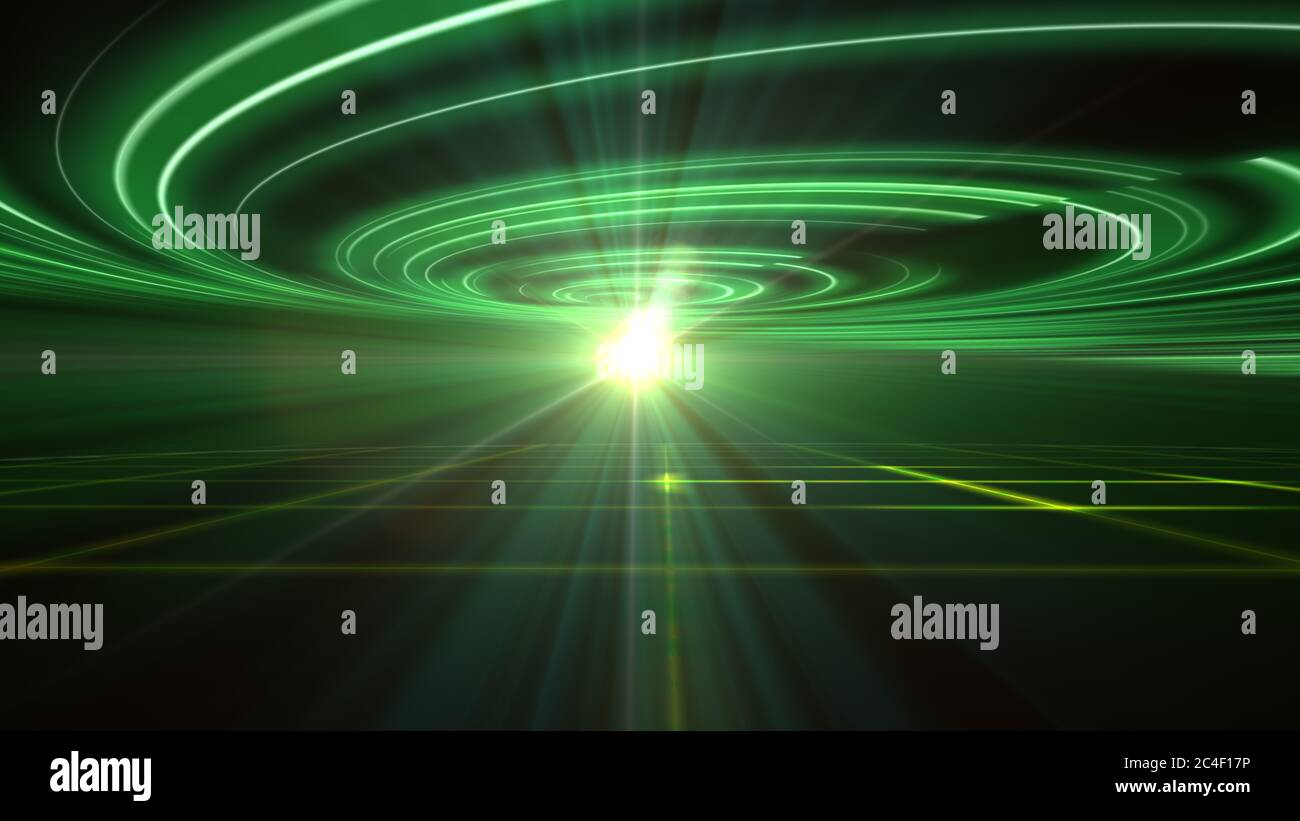 floor light ray stage future 3d render Stock Photo - Alamy