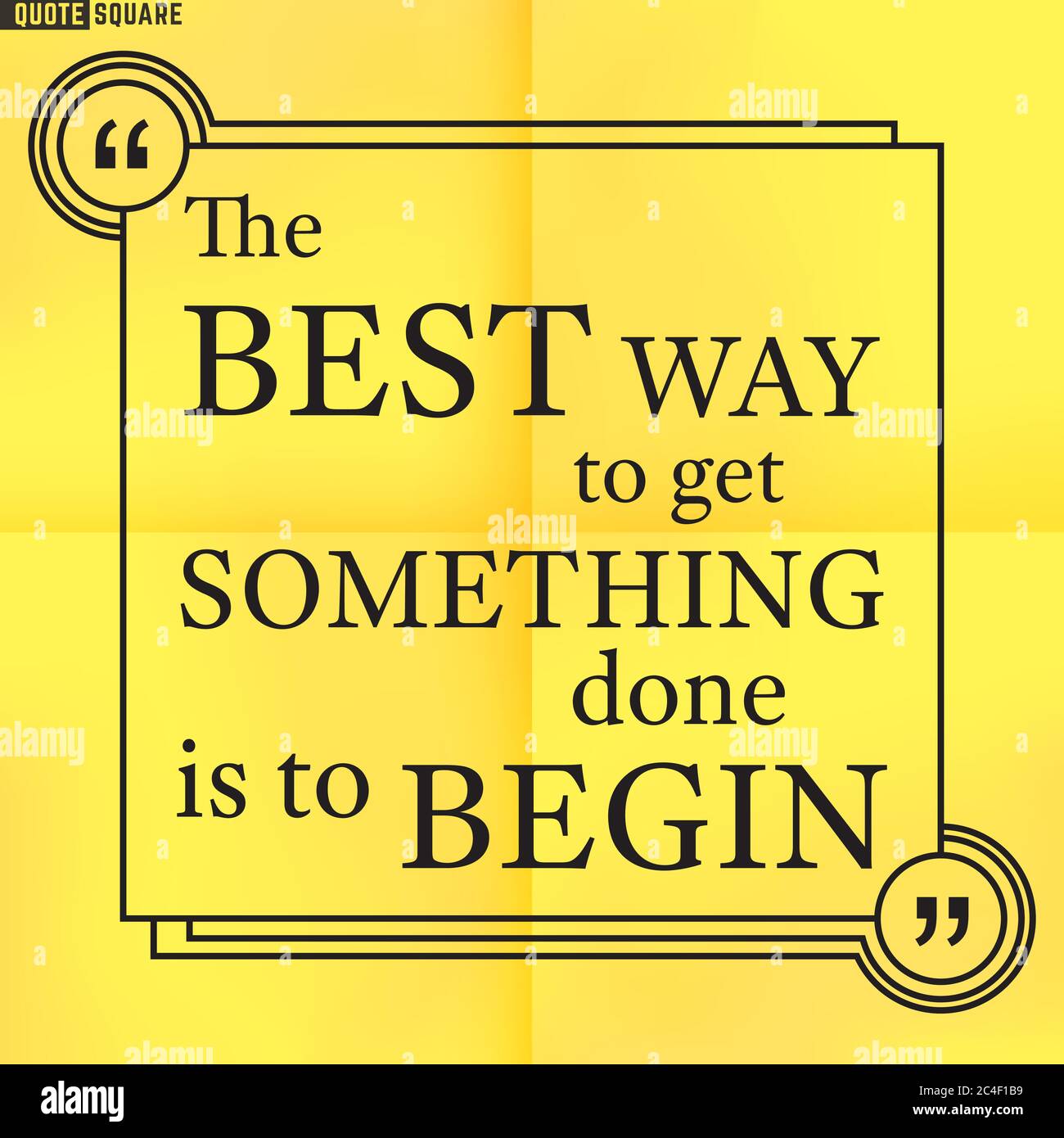 Quote Motivational Square Inspirational Quote Text Speech Bubble The
