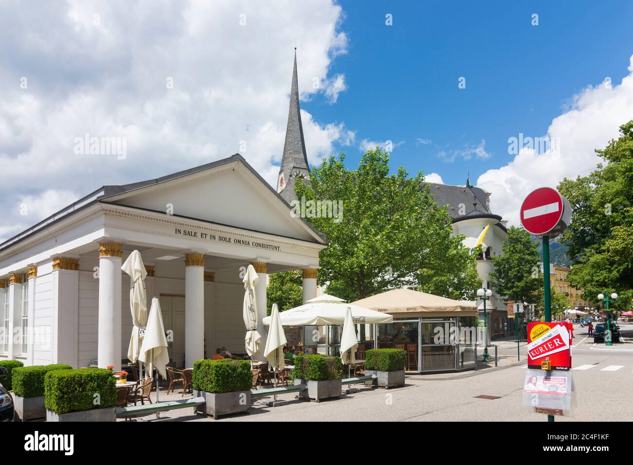 Bad Ischl: spa house Trinkhalle in Salzkammergut, Oberösterreich, Upper ...