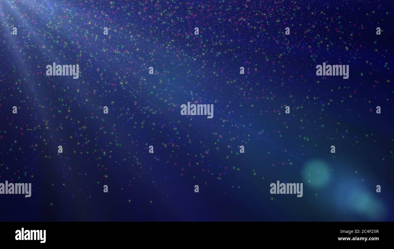 winter snow flakes particle light fall down Stock Photo - Alamy