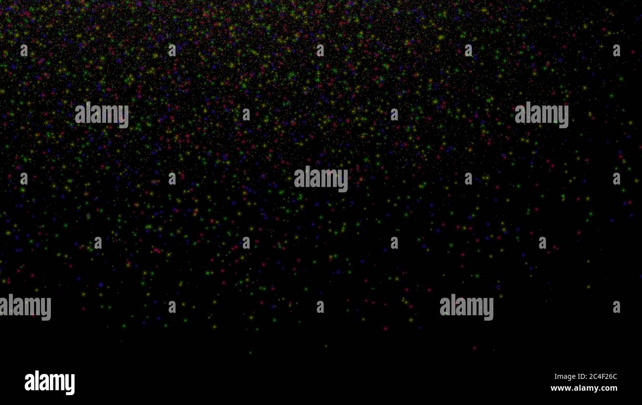 winter snow flakes particle light fall down Stock Photo - Alamy