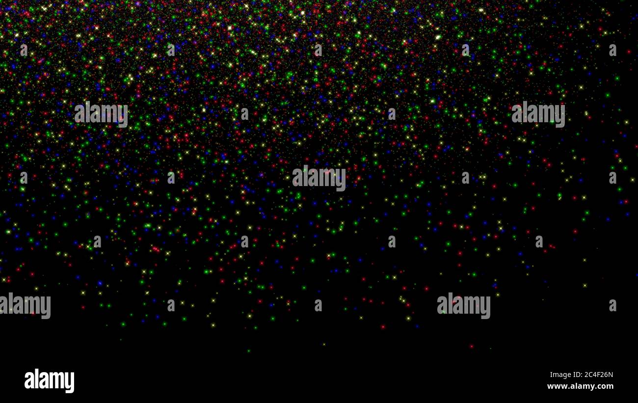 winter snow flakes particle light fall down Stock Photo - Alamy