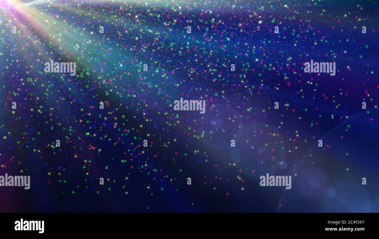 winter snow flakes particle light fall down Stock Photo - Alamy