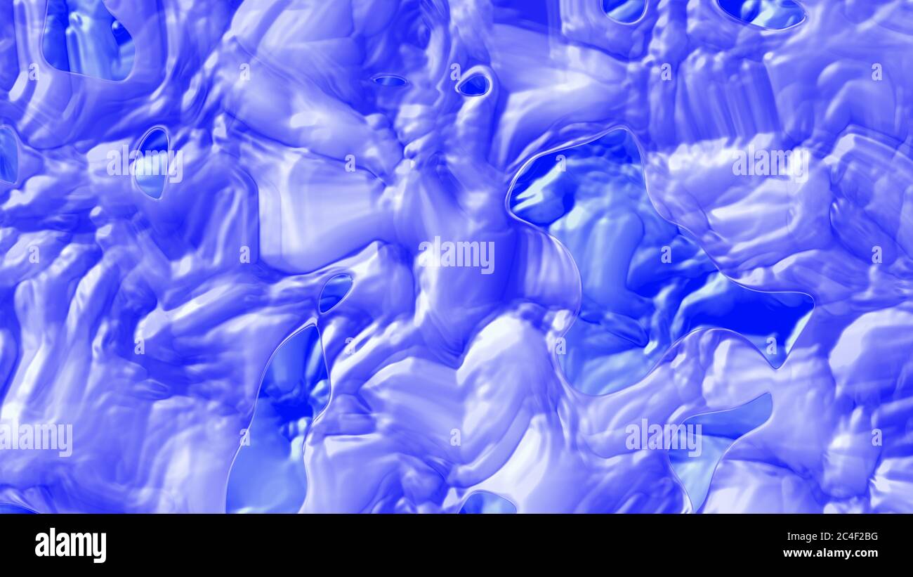 blue watery 3d texture abstract wave line Stock Photo - Alamy