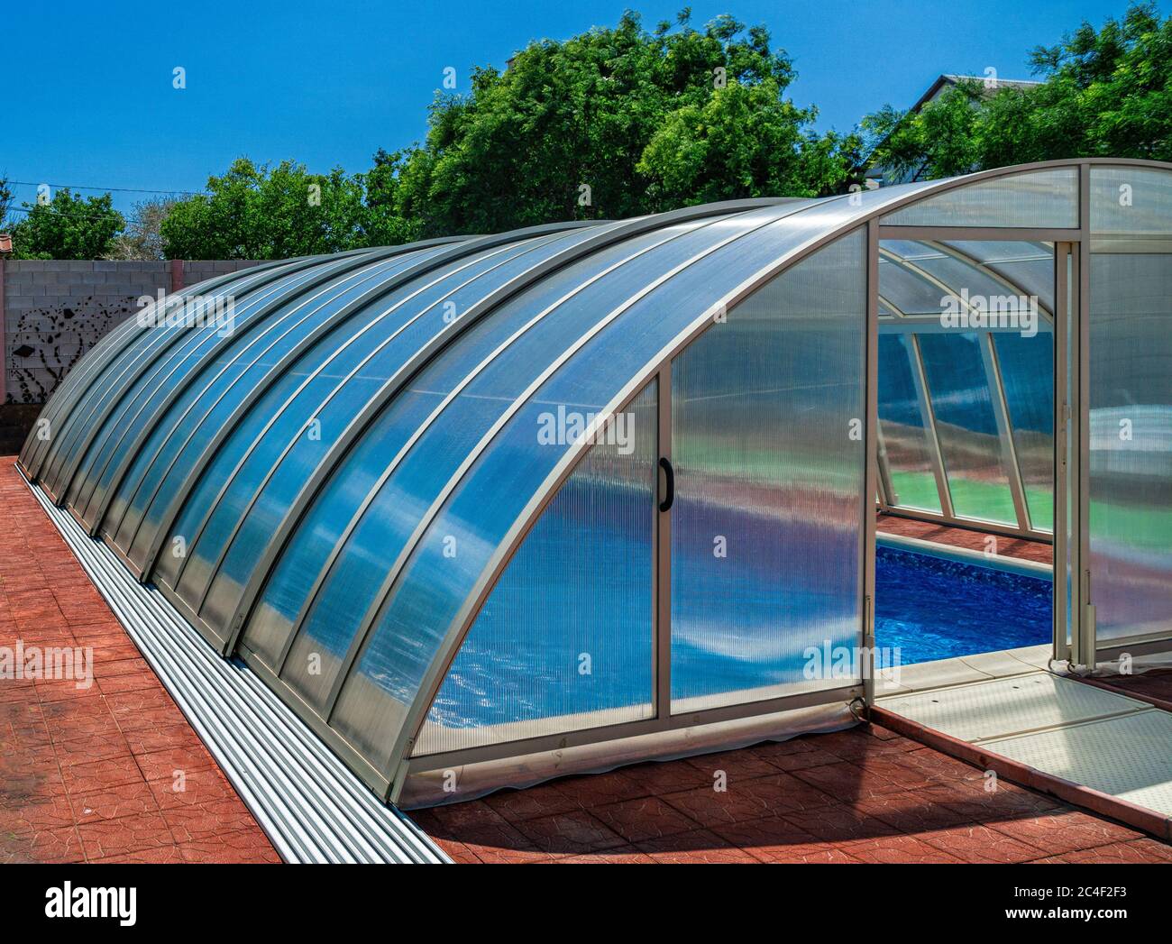 Covered Outdoor Pool High Resolution Stock Photography and Images - Alamy