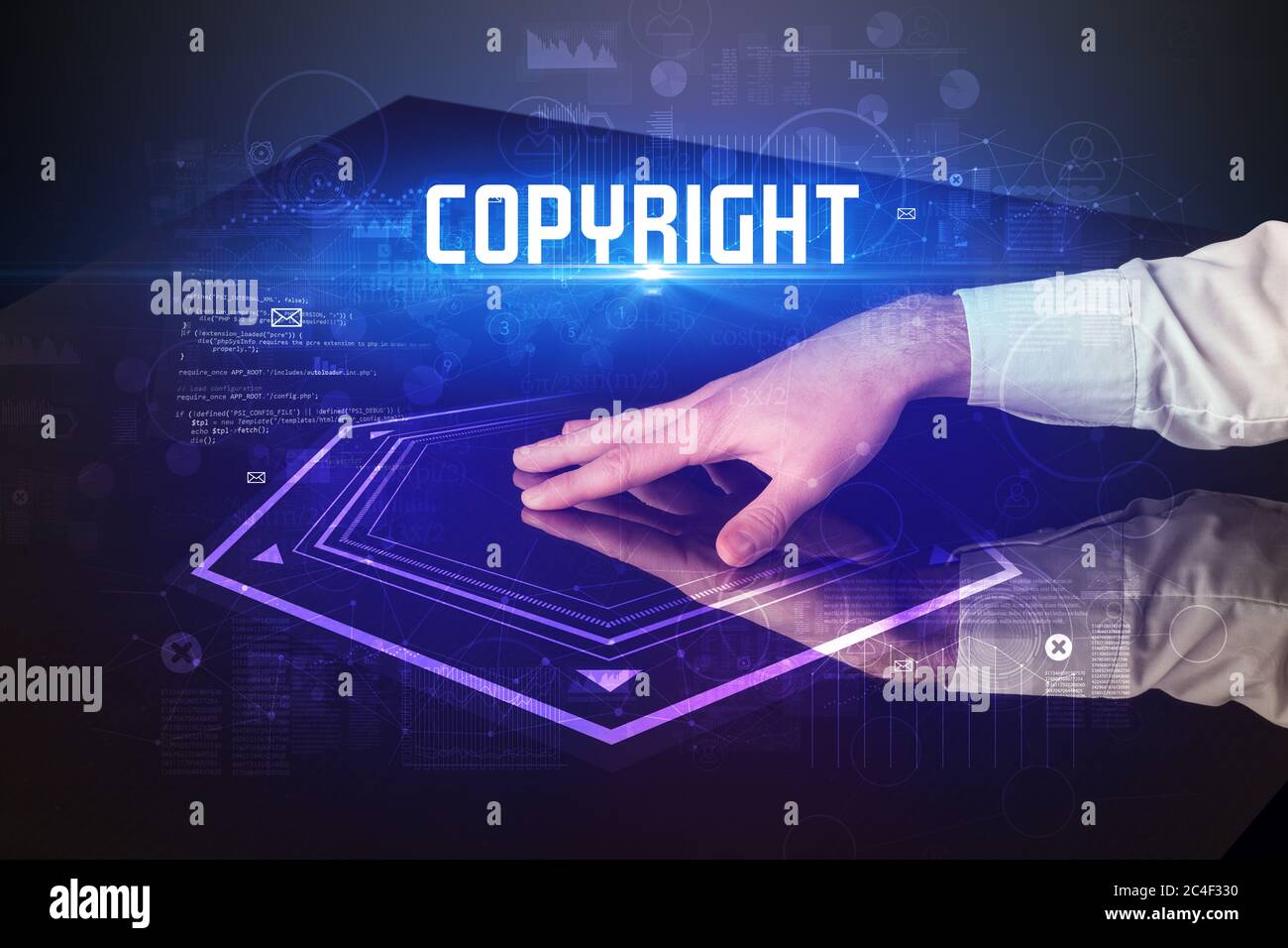 Digital copyright protection system hi-res stock photography and images ...