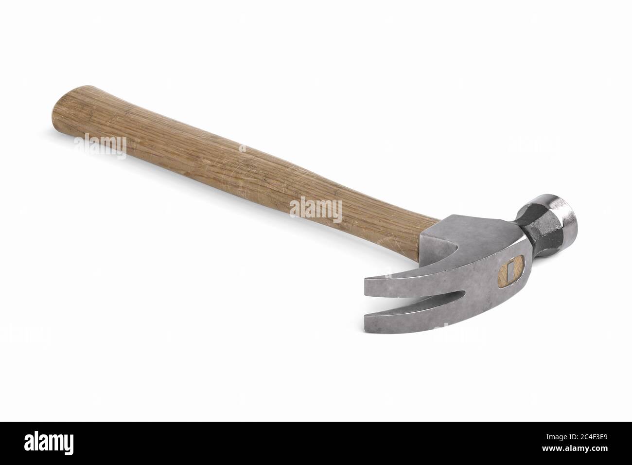 Carpentry hammer isolated on white background - 3D render Stock Photo ...