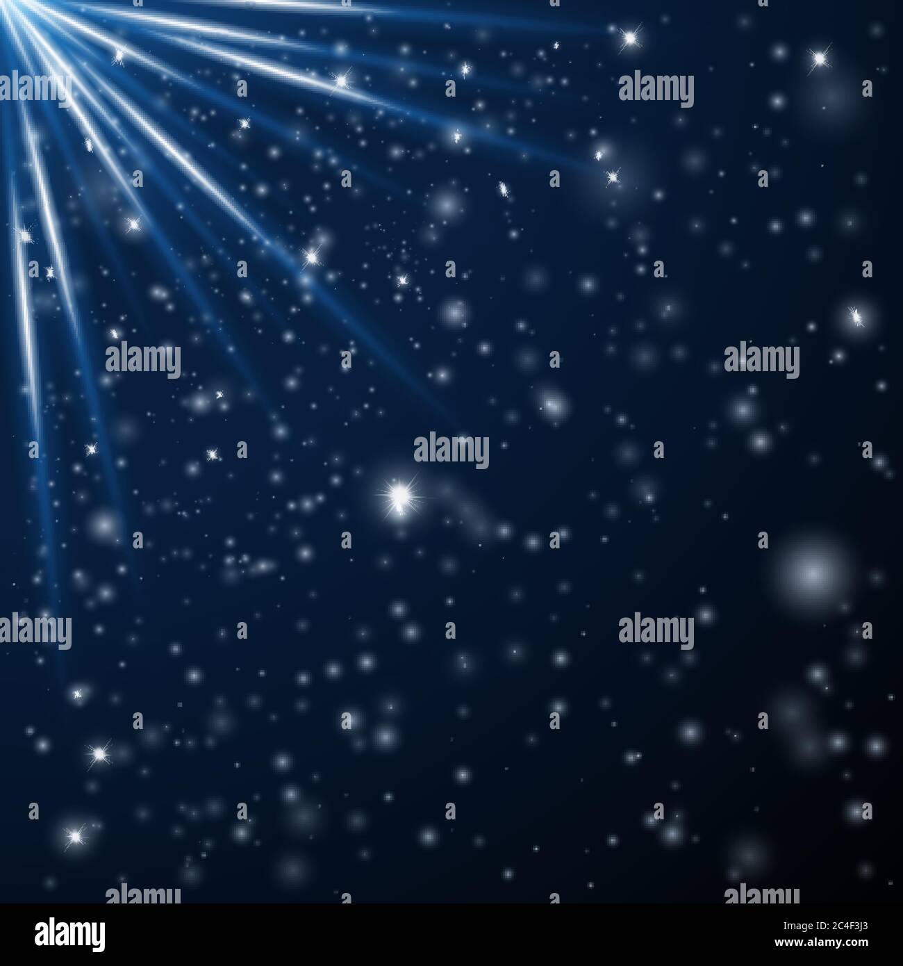 Abstract Background with stars. Glowing Lights for Brochures, Flyers ...