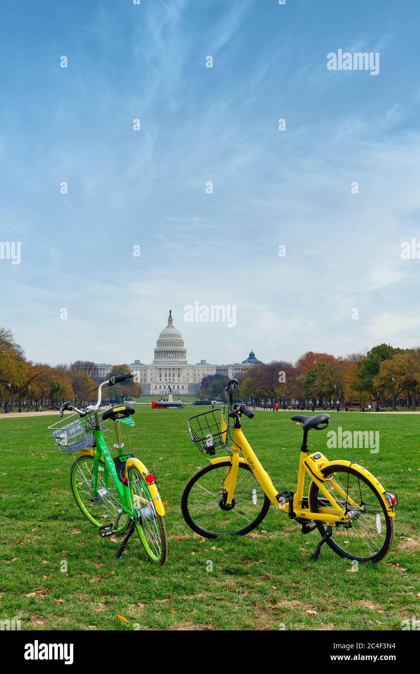 Dockless bicycle sharing system hi-res stock photography and images - Alamy