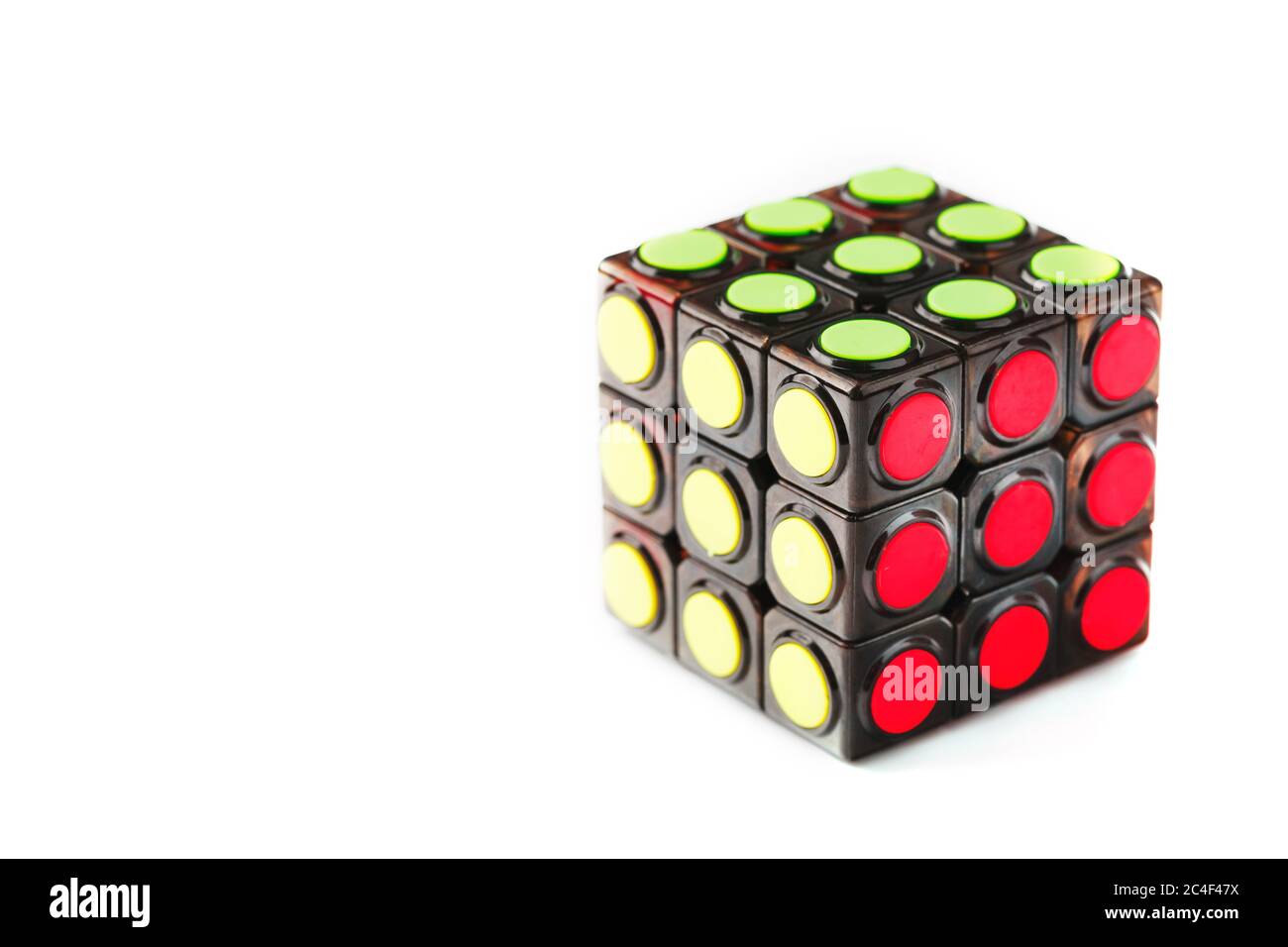 Krasnodar, Russia-June 11, 2020: Rubik's Cube Concept puzzle with round ...