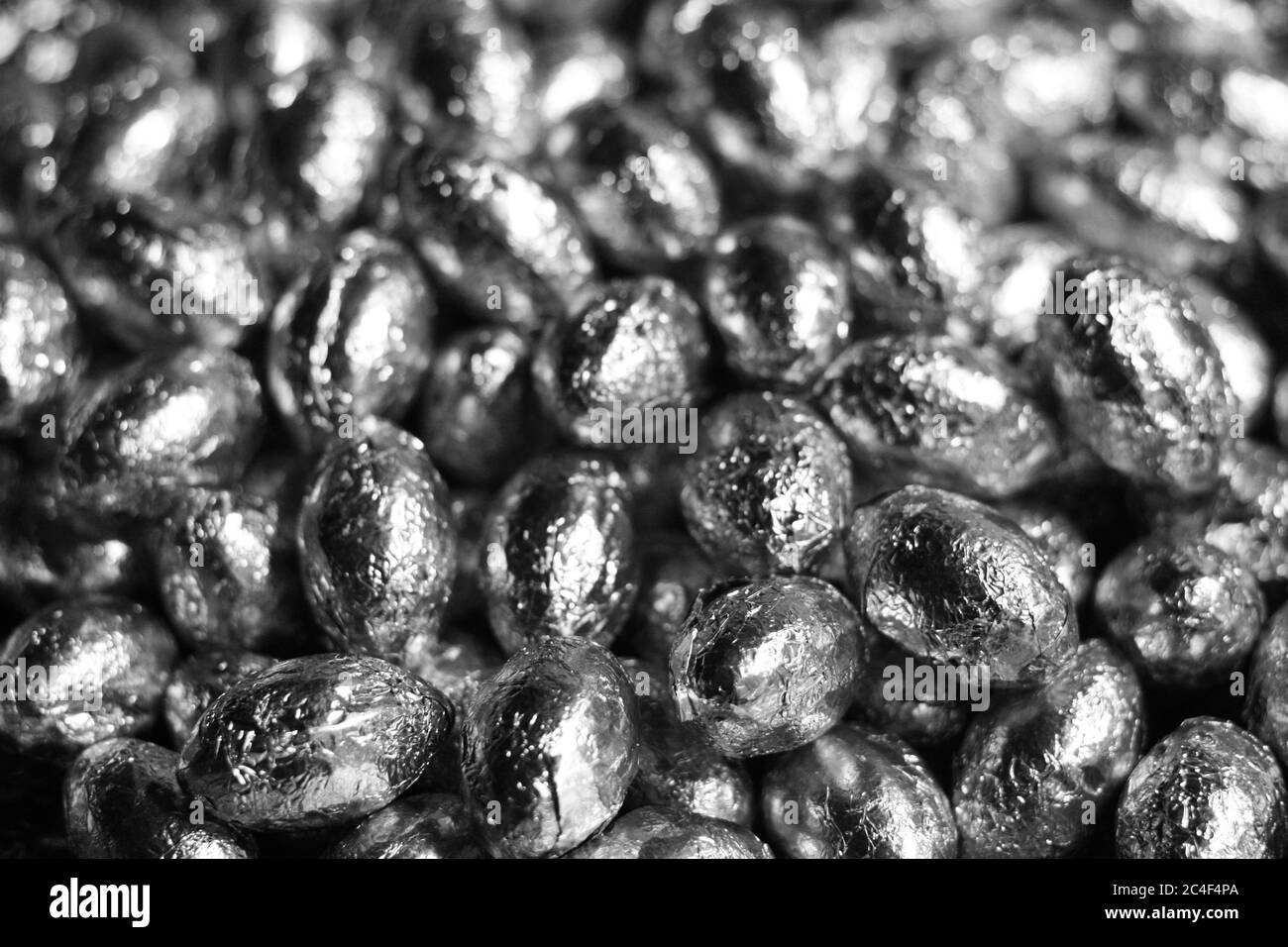 Chocolate candy in gift Black and White Stock Photos & Images - Alamy