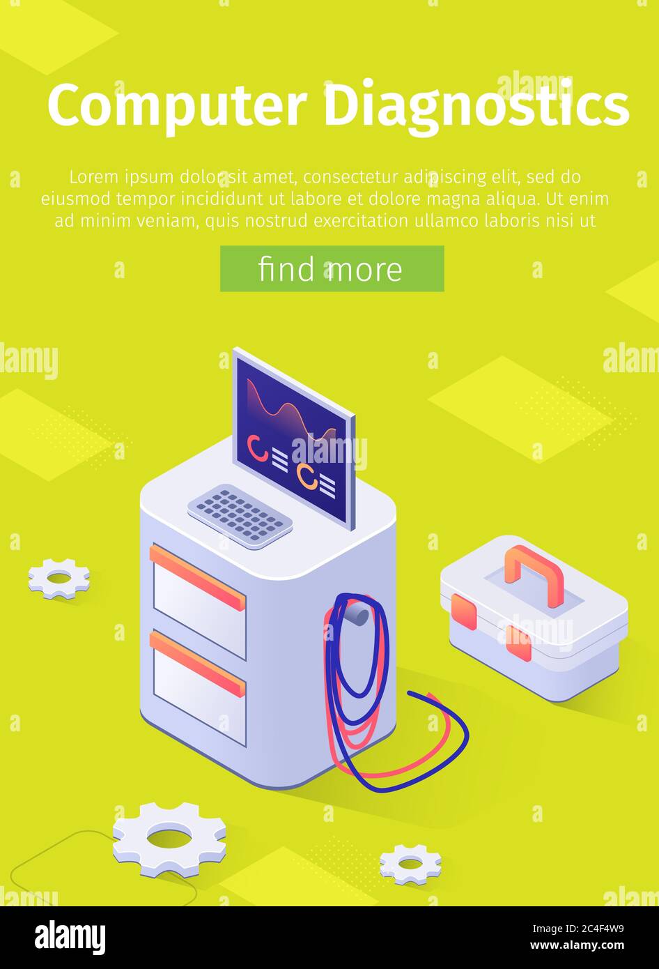Online Poster Offering Auto Engine Computer Diagnostics on Modern ...