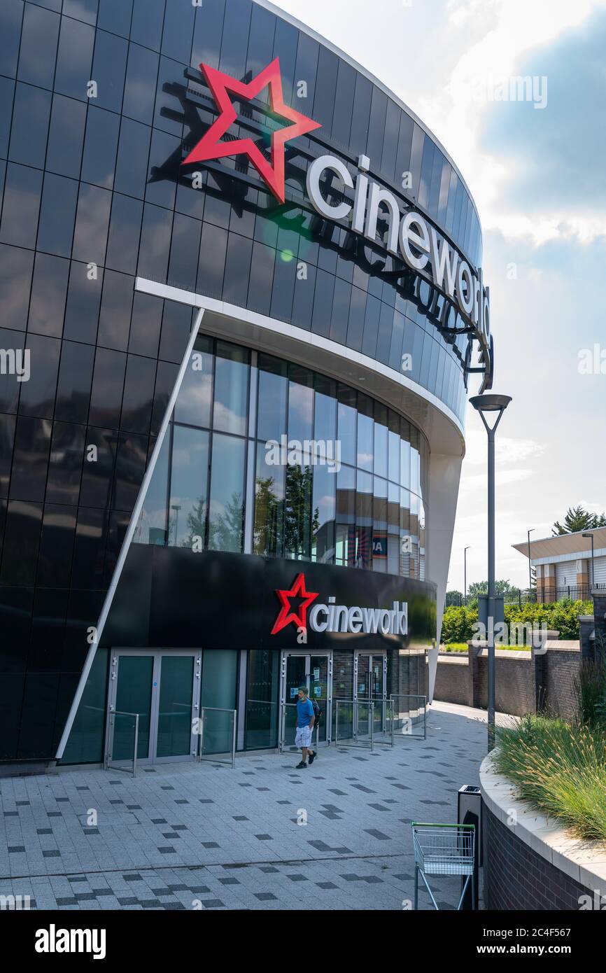 LONDON, ENGLAND - JUNE 26, 2020: Cineworld Cinema in South Ruislip ...