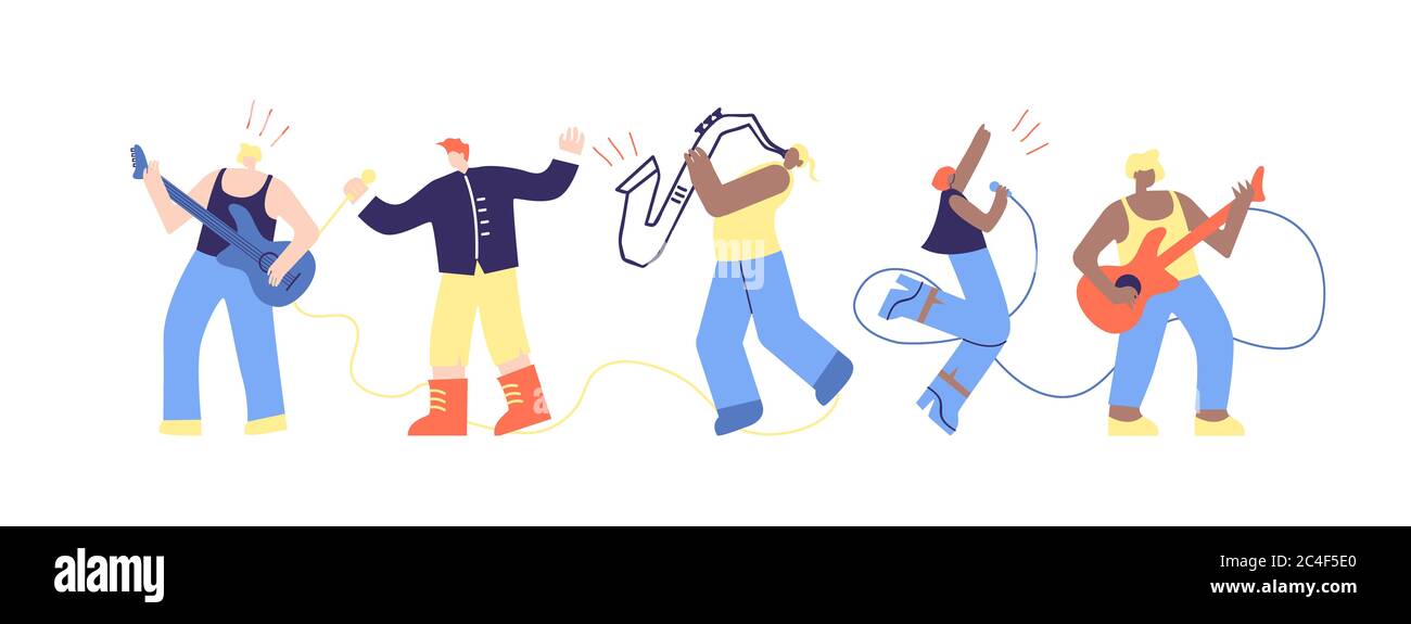 Talent Show Cartoon Characters