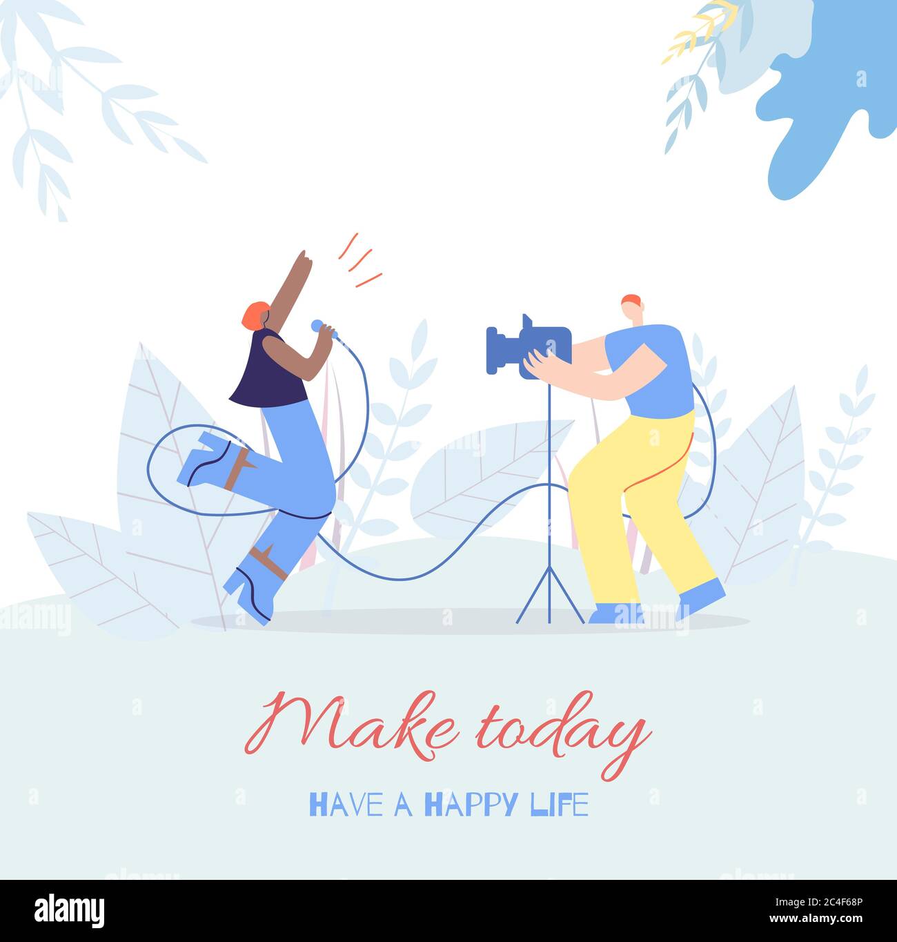 Motivating cartoon hi-res stock photography and images - Alamy